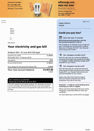 Example Replacement Documents & Sample Letters