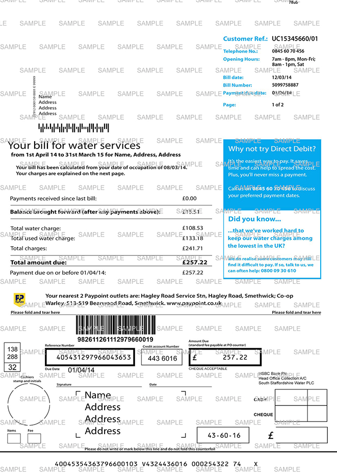 Example Replacement Documents & Sample Letters